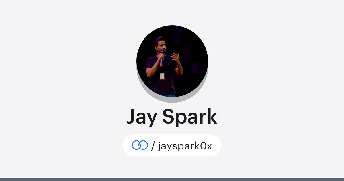 Jay Spark (/jayspark0x) · solo.to