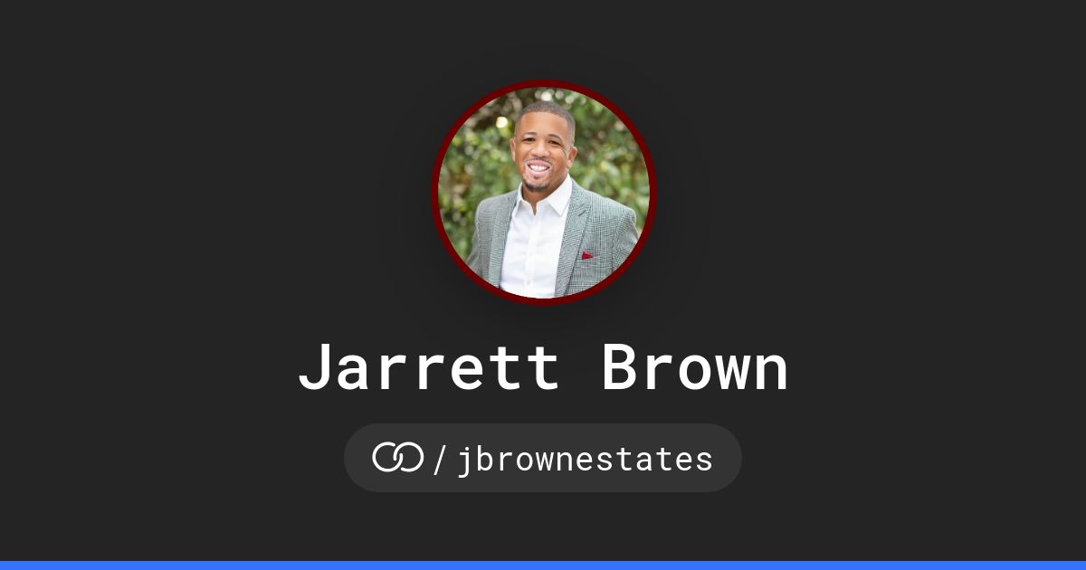 Jarrett Brown (/jbrownestates) · solo.to