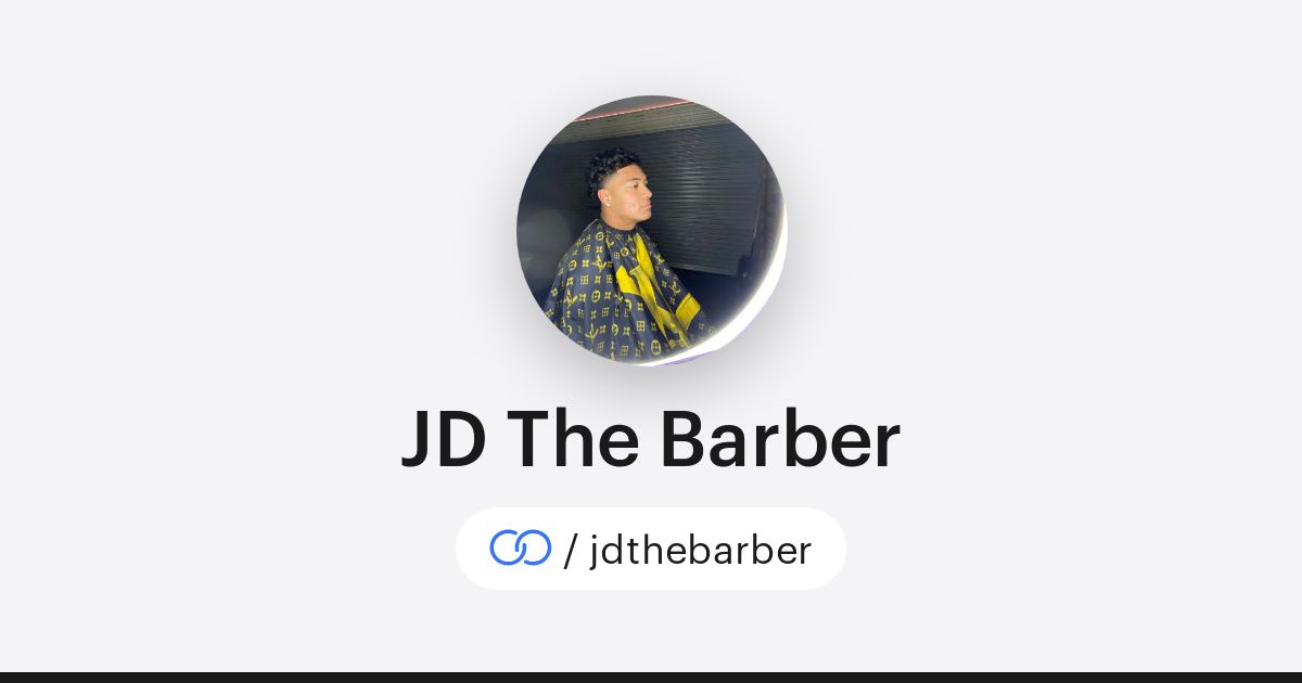 JD The Barber (/jdthebarber) · solo.to