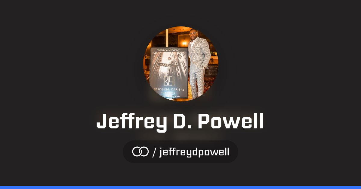 Jeffrey D. Powell (/jeffreydpowell) · solo.to