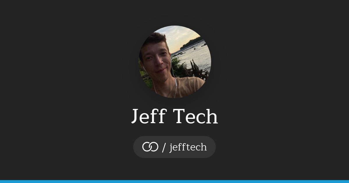 Jeff Tech (/jefftech) · solo.to