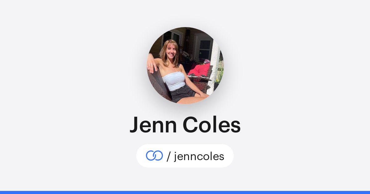 Jenn Coles (/jenncoles) · solo.to