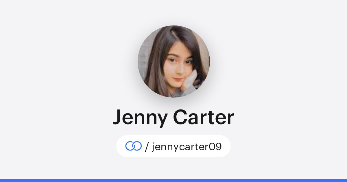 Jenny Carter (/jennycarter09) · solo.to