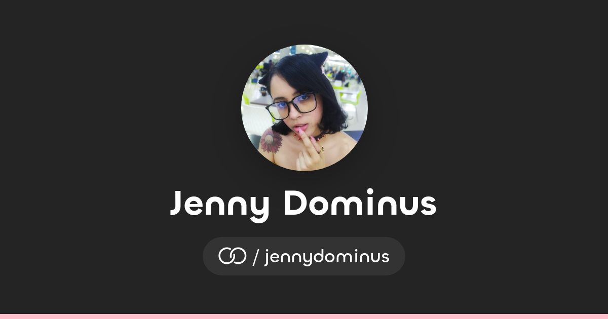 Jenny Dominus (/jennydominus) · solo.to