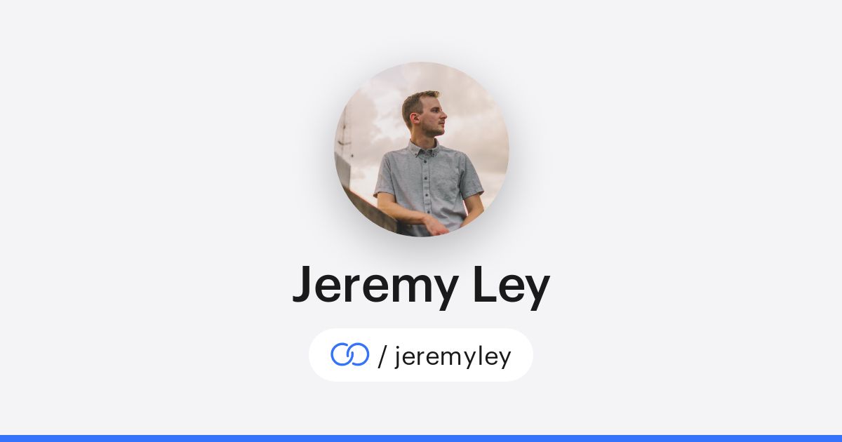 Jeremy Ley (/jeremyley) · solo.to