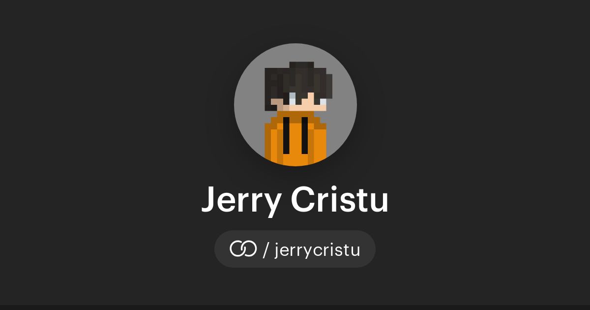 Jerry Cristu (/jerrycristu) · solo.to