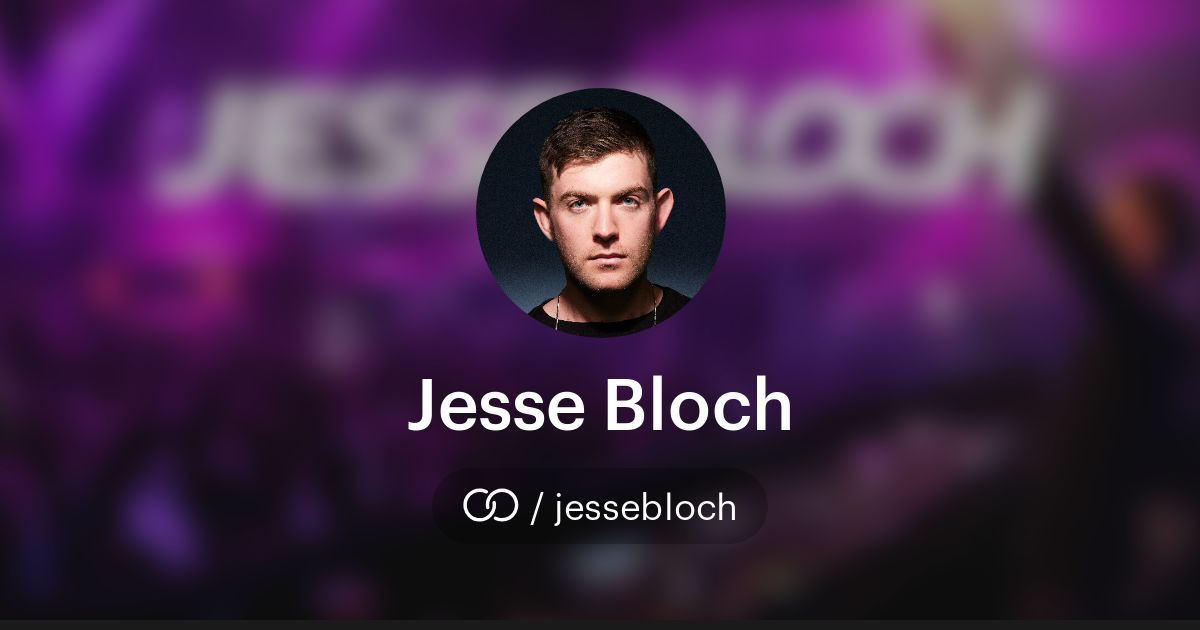 Jesse Bloch (/jessebloch) · solo.to