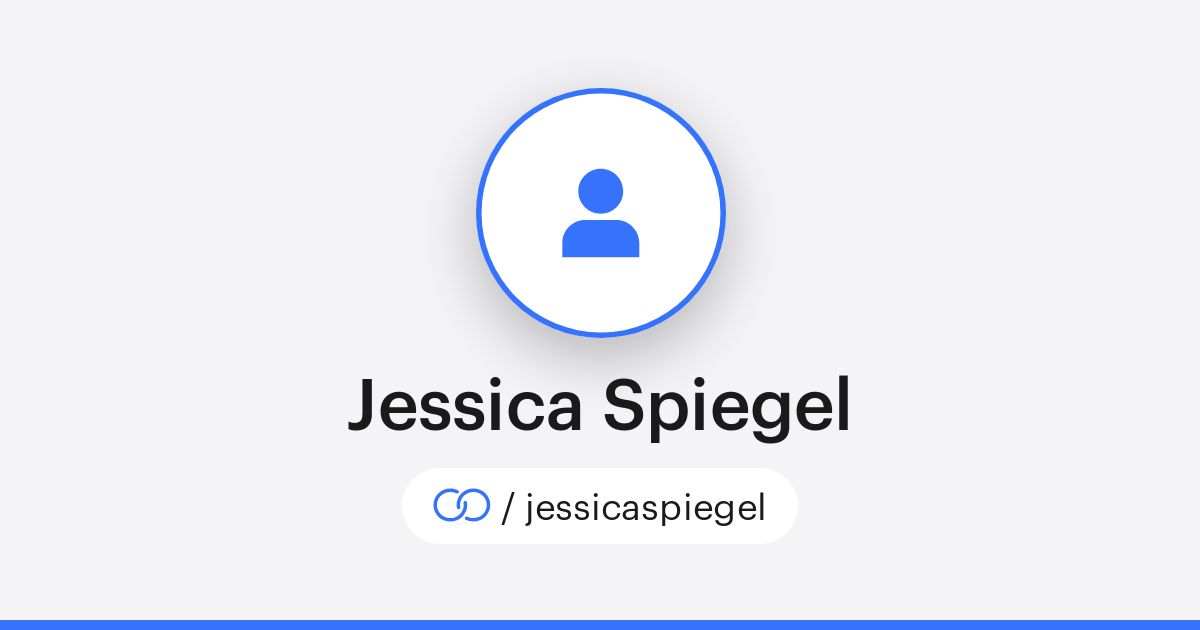 Jessica Spiegel (/jessicaspiegel) · solo.to