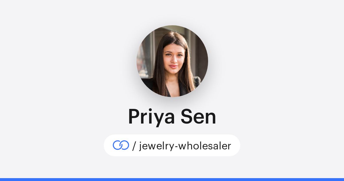 Priya Sen (/jewelry-wholesaler) · solo.to