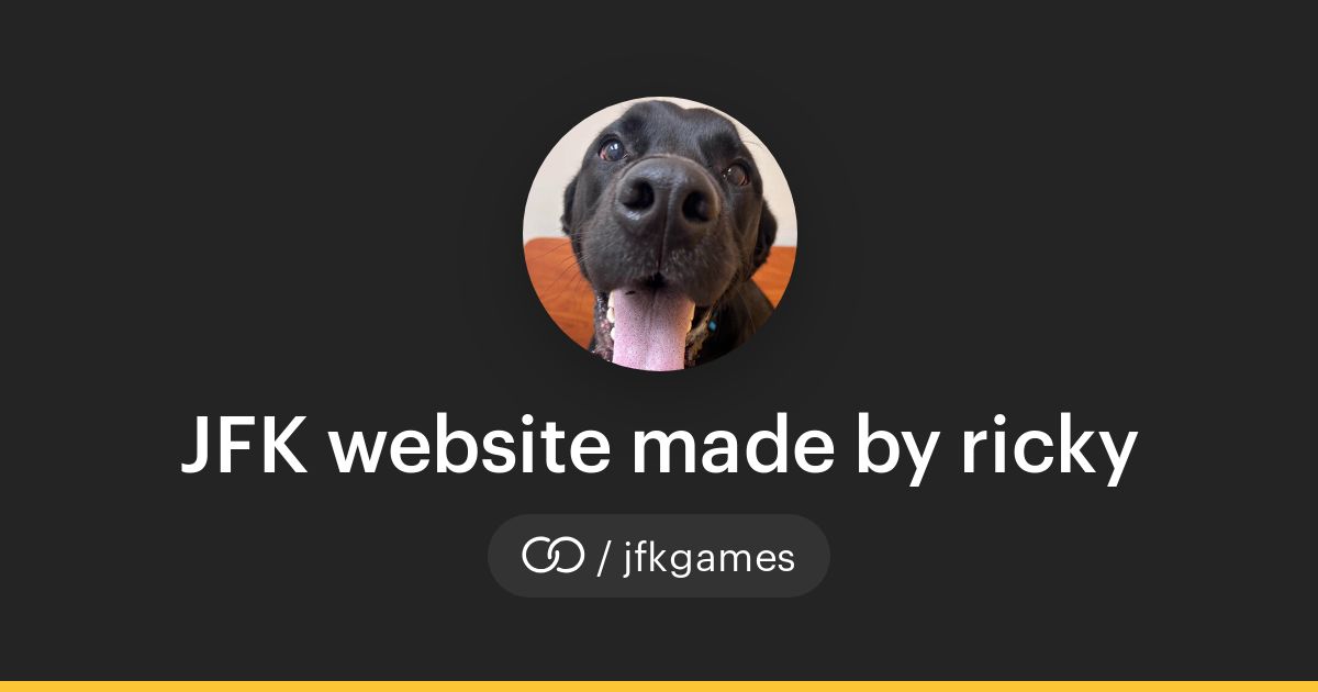 JFK website made by ricky (/jfkgames) · solo.to