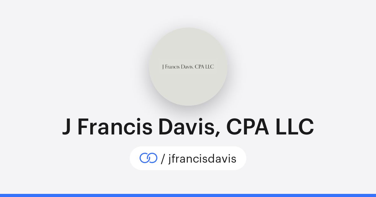 J Francis Davis, CPA LLC (/jfrancisdavis) · solo.to