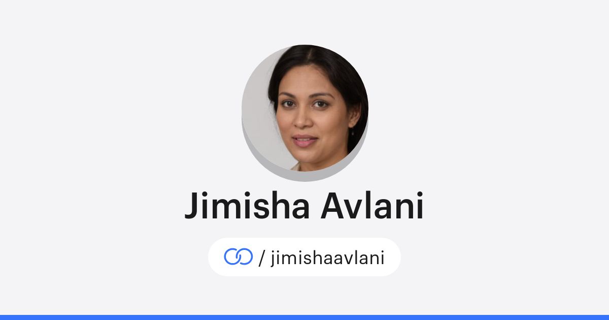 Jimisha Avlani (/jimishaavlani) · solo.to