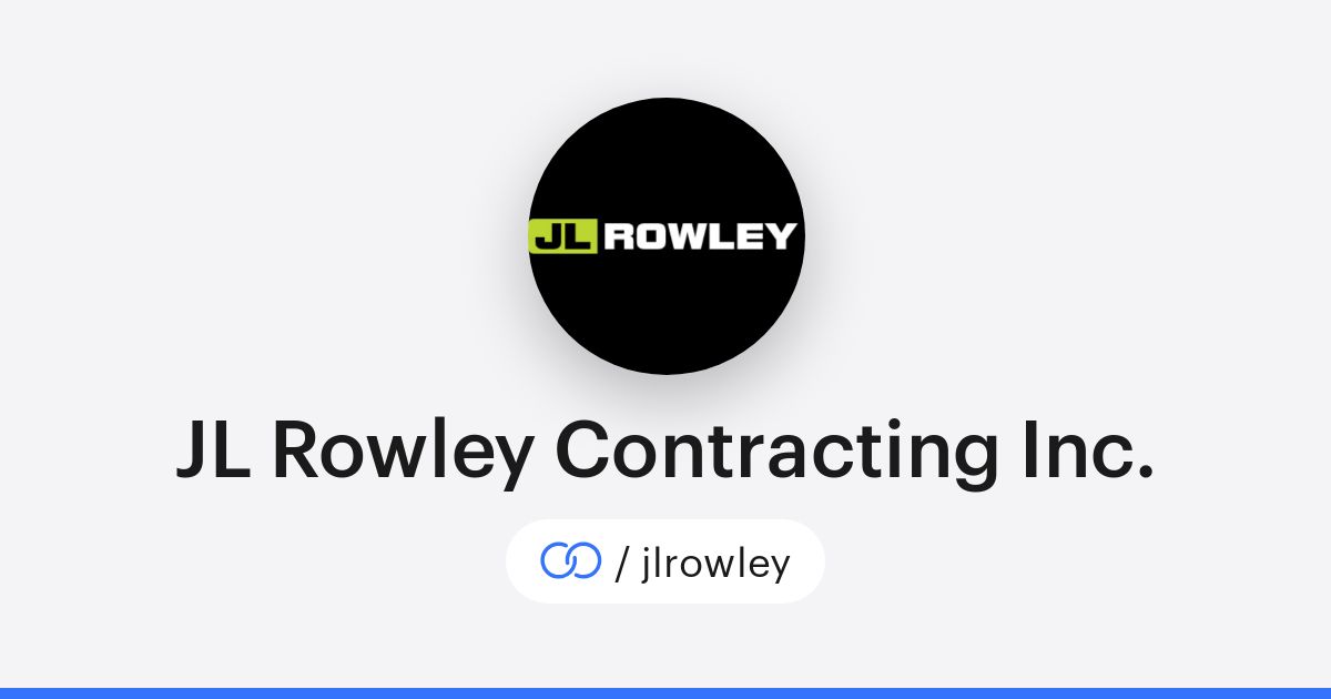 JL Rowley Contracting Inc. (/jlrowley) · solo.to