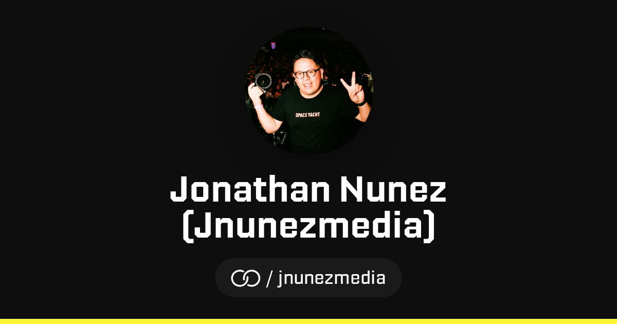 Jonathan Nunez (Jnunezmedia) (/jnunezmedia) · solo.to