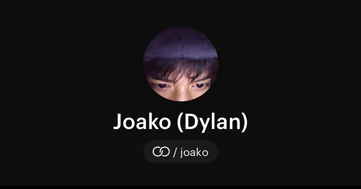 Joako (Dylan) (/joako) · solo.to