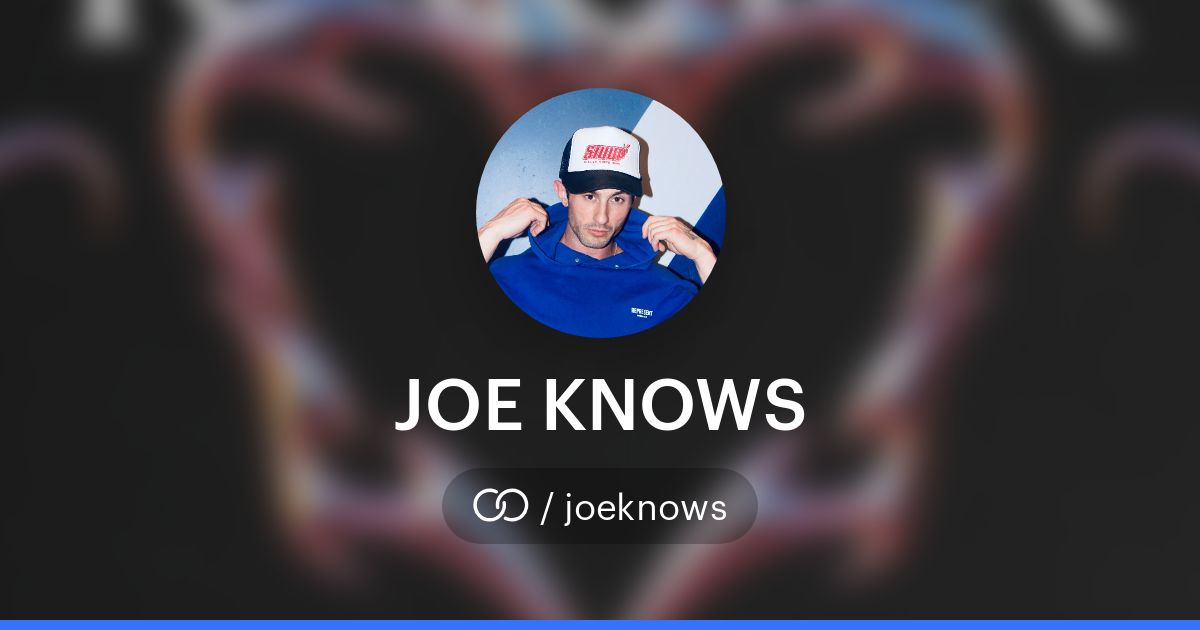 JOE KNOWS (/joeknows) · solo.to