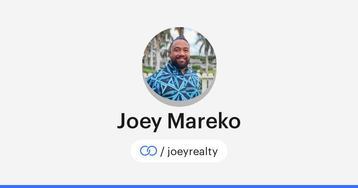Joey Mareko (/joeyrealty) · solo.to