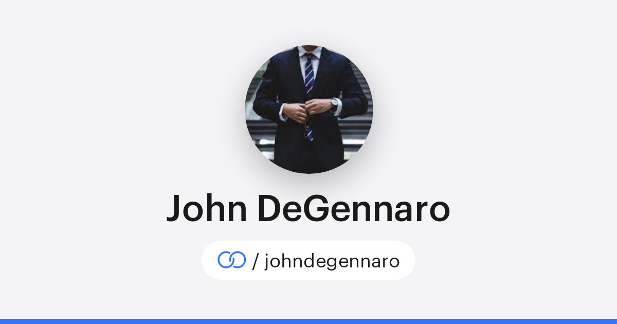 John DeGennaro (/johndegennaro) · solo.to