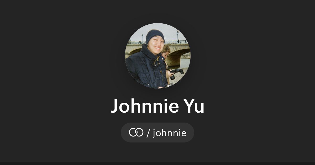 Johnnie Yu (/johnnie) · solo.to
