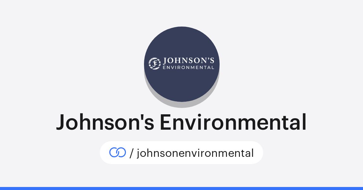 Johnson's Environmental (/johnsonenvironmental) · solo.to