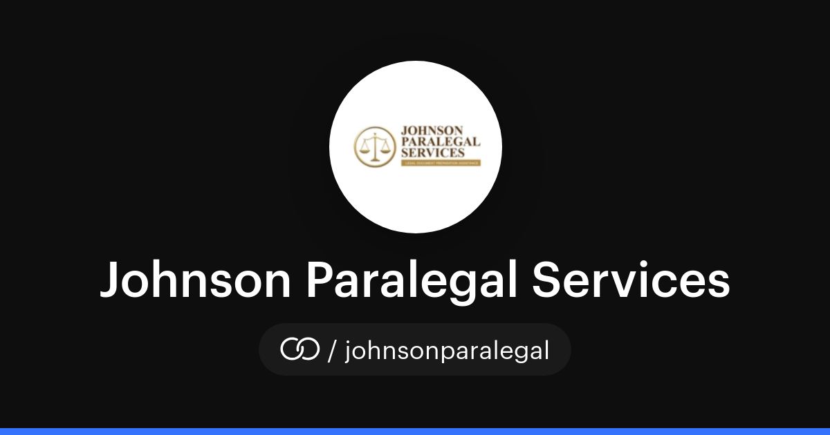 Johnson Paralegal Services (/johnsonparalegal) · solo.to