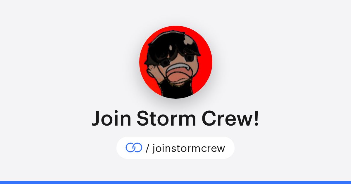 Join Storm Crew! (/joinstormcrew) · solo.to