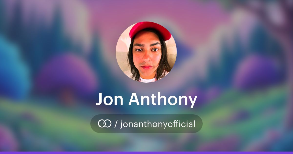 Jon Anthony (/jonanthonyofficial) · solo.to