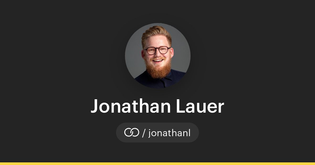 Jonathan Lauer (/jonathanl) · solo.to