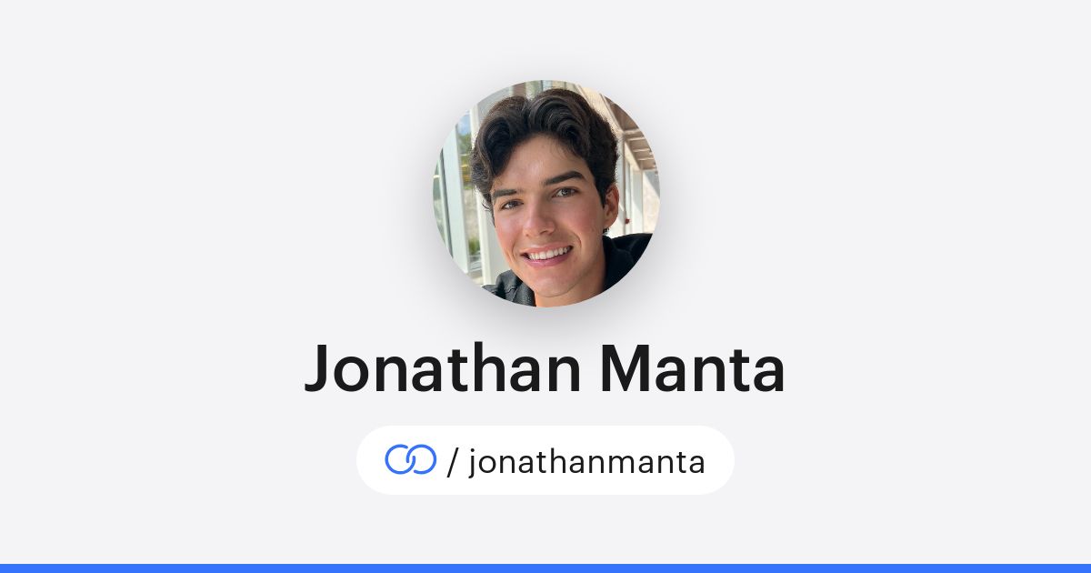 Jonathan Manta (/jonathanmanta) · solo.to