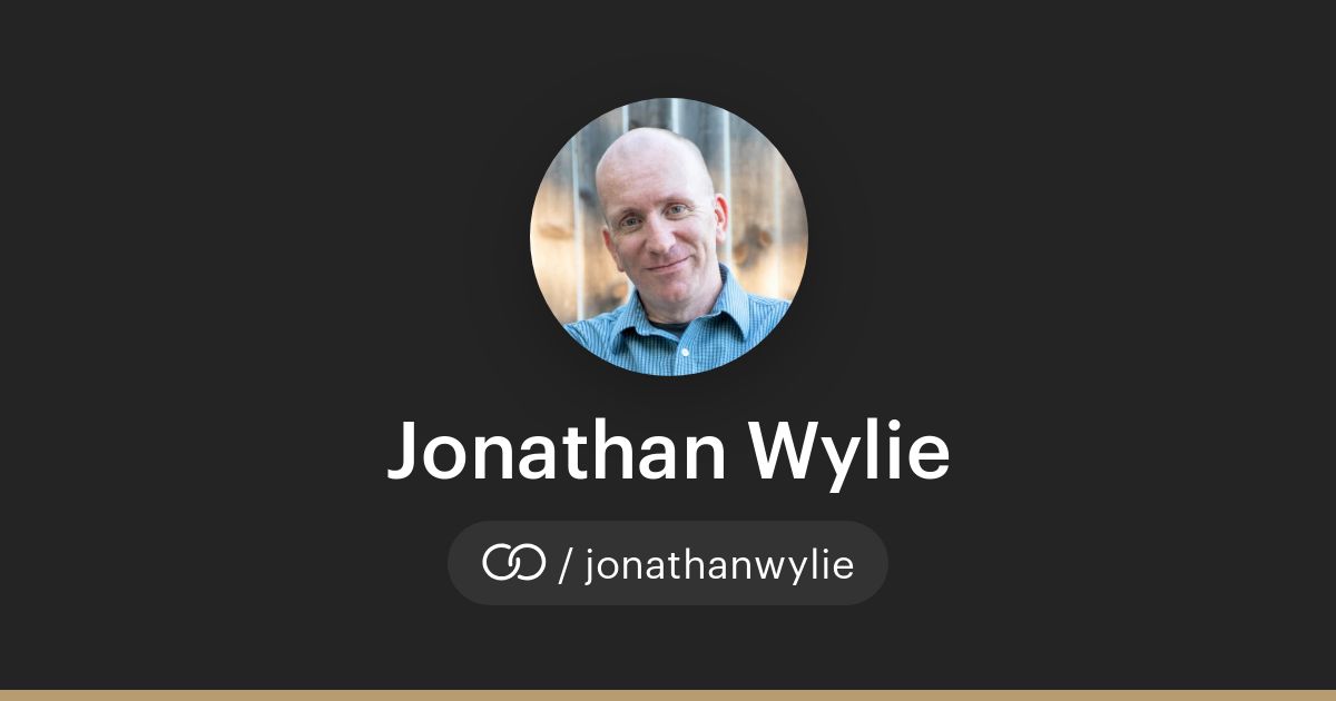 Jonathan Wylie (/jonathanwylie) · solo.to