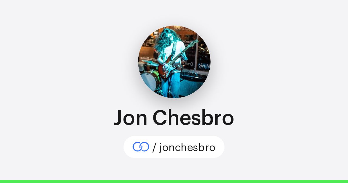 Jon Chesbro (/jonchesbro) · solo.to