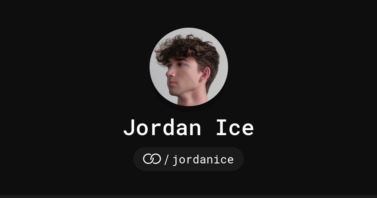 Jordan Ice (/jordanice) · solo.to