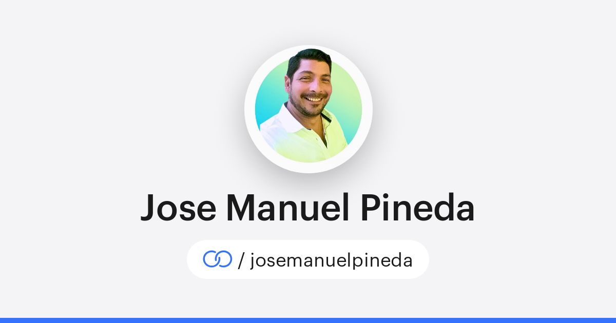 Jose Manuel Pineda (/josemanuelpineda) · solo.to