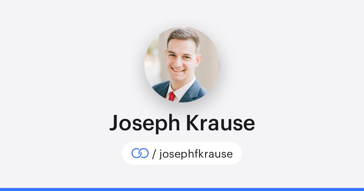 Joseph Krause (/josephfkrause) · solo.to