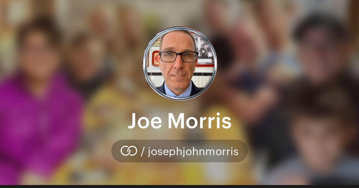 Joe Morris (/josephjohnmorris) · solo.to