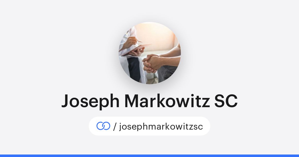 Joseph Markowitz SC (/josephmarkowitzsc) · solo.to