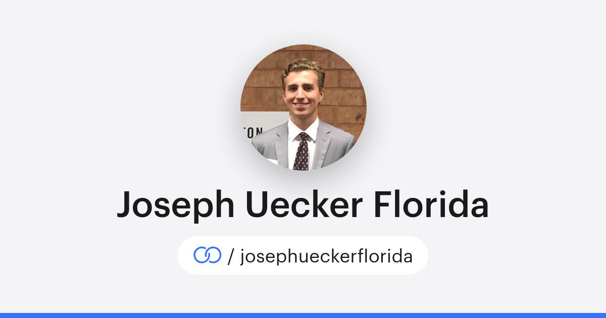 Joseph Uecker Florida (/josephueckerflorida) · solo.to