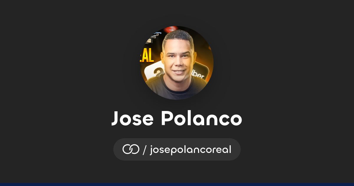 Jose Polanco (/josepolancoreal) · solo.to