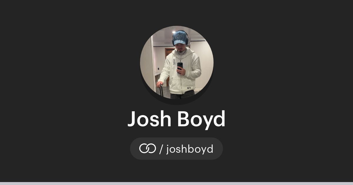 Josh Boyd (/joshboyd) · solo.to