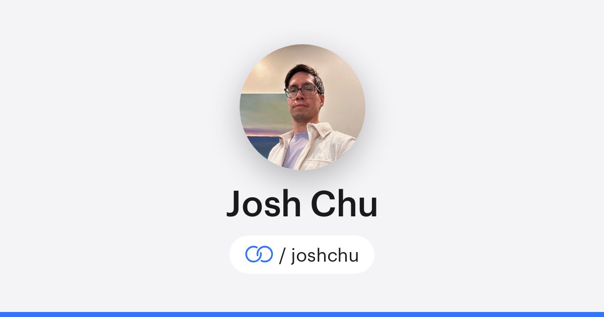 Josh Chu (/joshchu) · solo.to