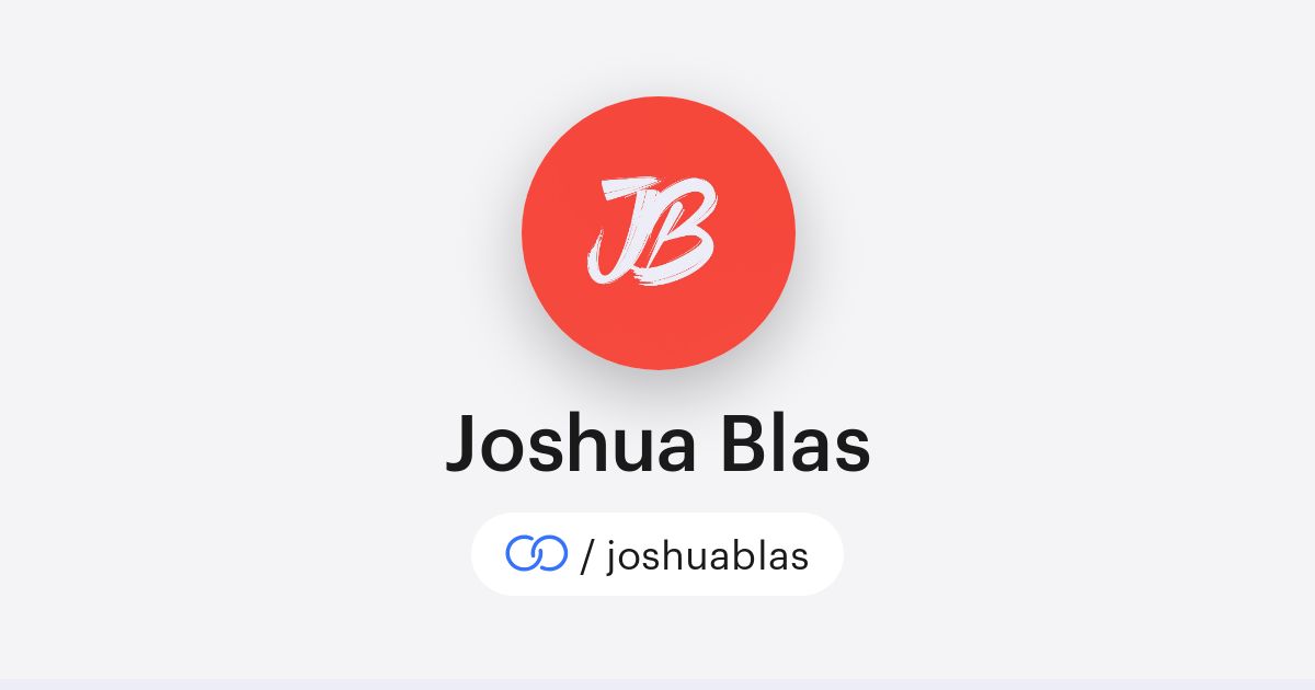Joshua Blas (/joshuablas) · solo.to