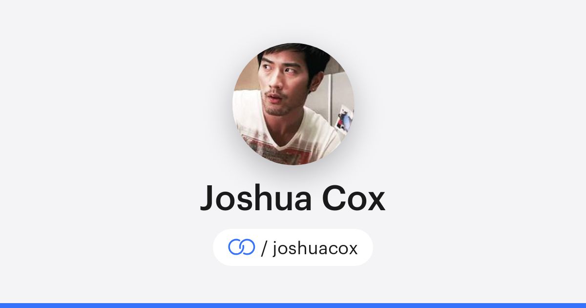 Joshua Cox (/joshuacox) · solo.to