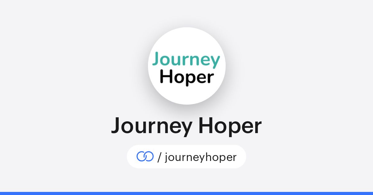 Journey Hoper (/journeyhoper) · solo.to