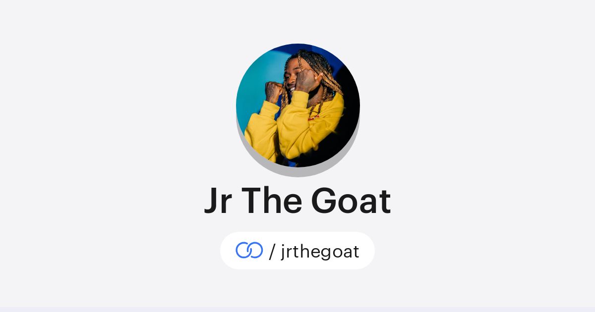 Jr The Goat (/jrthegoat) · solo.to