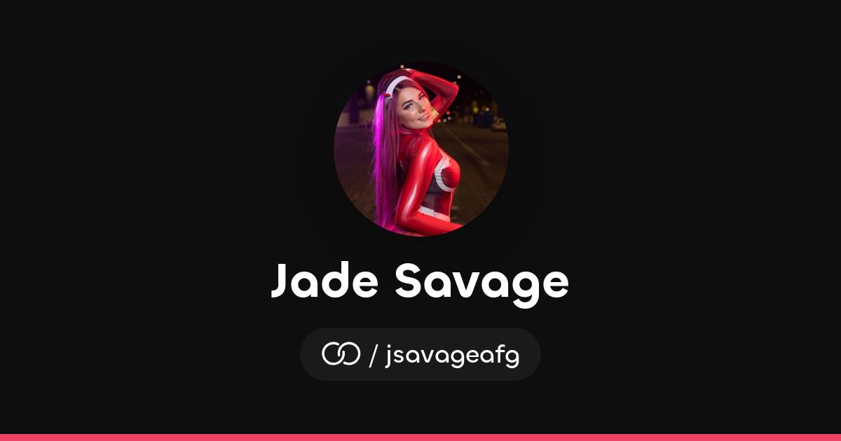 Jade Savage (/jsavageafg) · solo.to