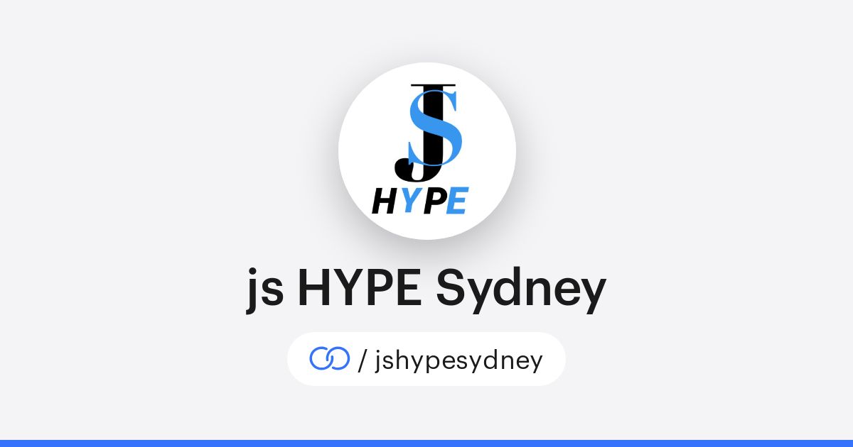 js HYPE Sydney (/jshypesydney) · solo.to