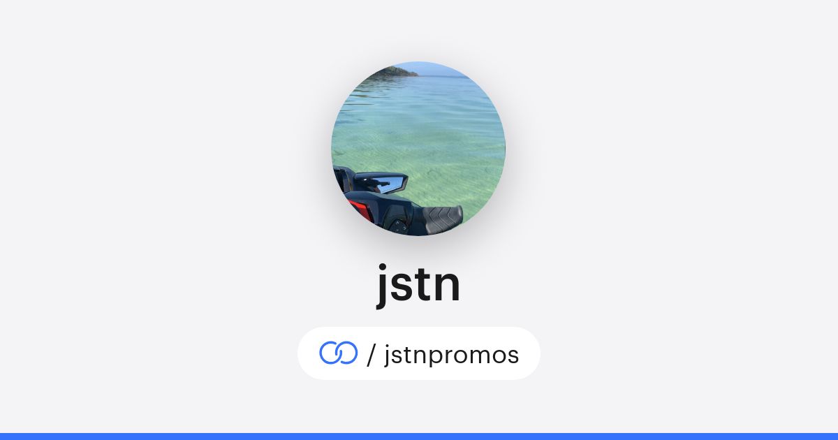 jstn (/jstnpromos) · solo.to