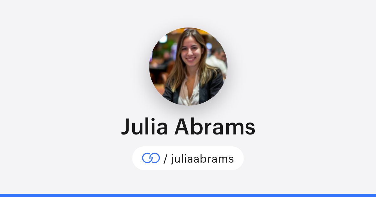 Julia Abrams (/juliaabrams) · solo.to