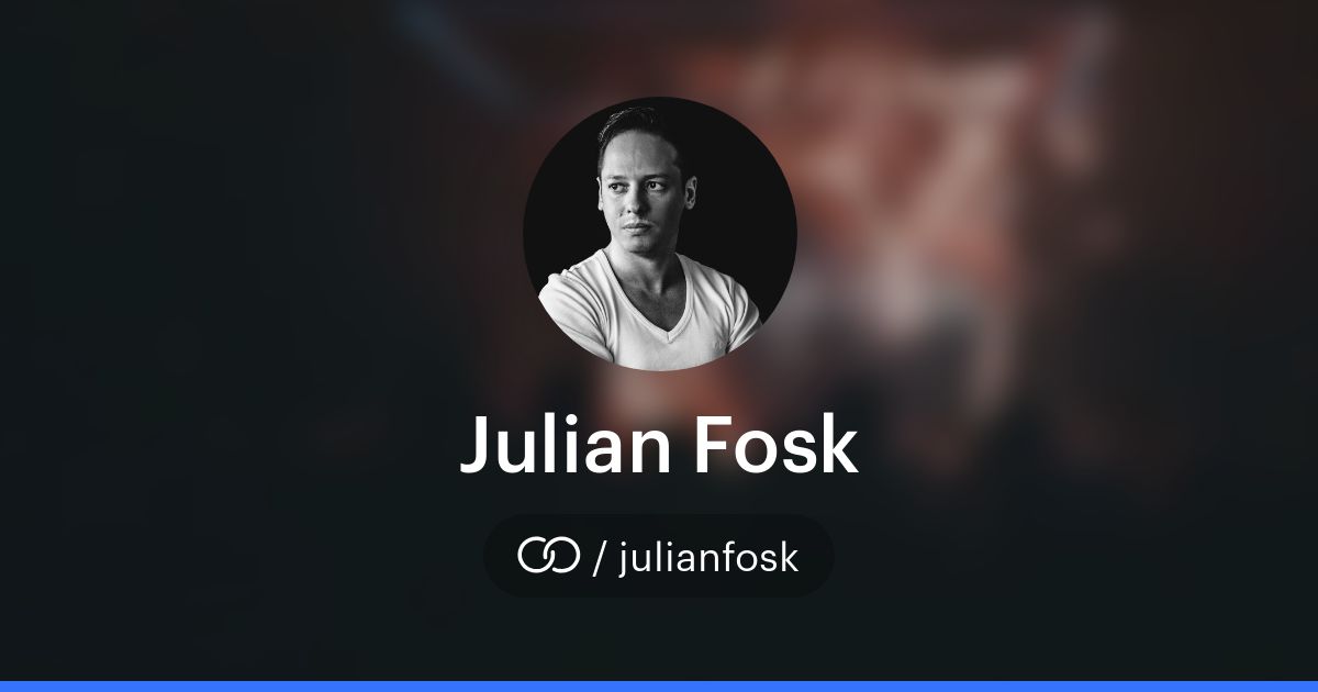 Julian Fosk (/julianfosk) · solo.to