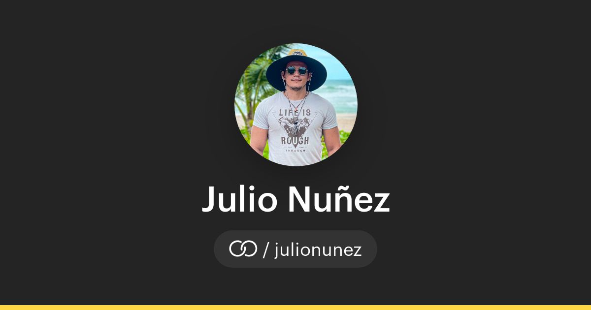 Julio Nuñez (/julionunez) · solo.to